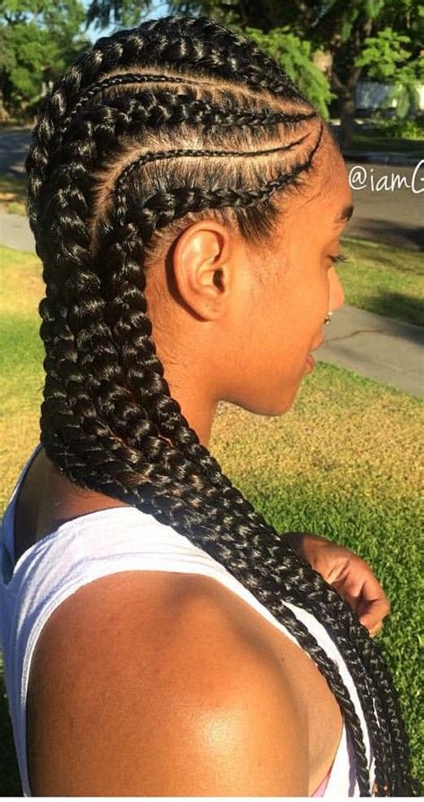 Cornrows Protective Cornrow Braided Hairstyle Cornrows Braids Box