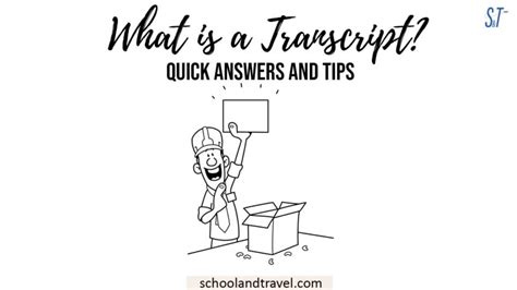 What Is A Transcript Quick And Easy Answer