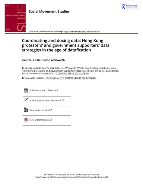 pdf coordinating and doxing data hong kong protesters and