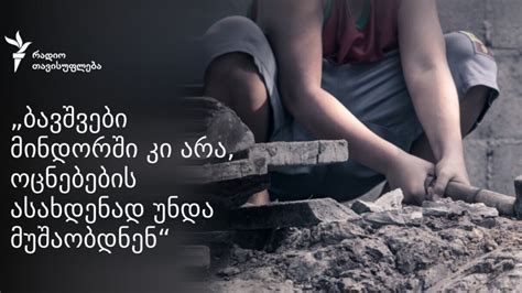 „ბავშვები მინდორში კი არა ოცნებების ასახდენად უნდა მუშაობდნენ“