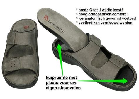 Berkemann 05801 860 Tobias G J Pantoffels And Slippers Grijs Schoenen