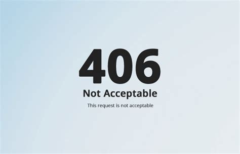 What Is Error 406 Not Acceptable How To Fix It