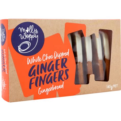 Molly Whoppy Choc Dipped Ginger Fingers