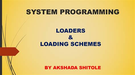 Loaders Loading Schemes YouTube