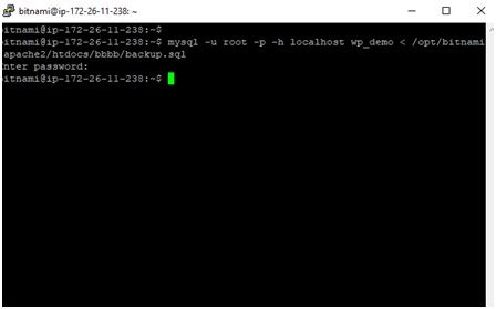 Export Import A MySQL Database Via SSH In AWS Lightsail
