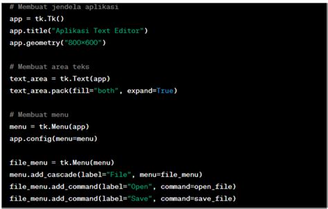 Membuat Aplikasi Text Editor Dengan Python Dan Tkinter