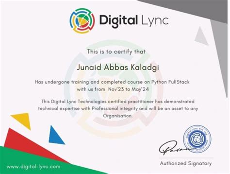 Junaid Abbas Kaladgi On Linkedin Fullstackdeveloper Python Webdevelopment Digitallync
