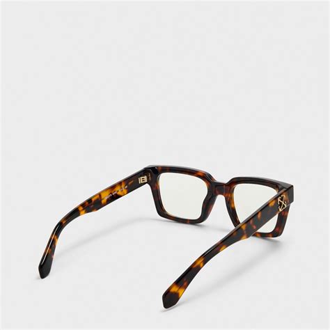 Off White Reading Glasses Unisex Havana Flannels