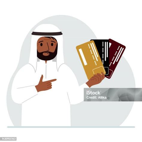 플라스틱 카드가 여러 개 있는 남자 다중 대출의 개념 평생 동안 신용 카드 및 은행 수수료의 부담 금융에 대한 스톡 벡터 아트 및 기타 이미지 Istock