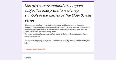 [academic] Use Of A Survey Method To Compare Subjective Interpretations Of Map Symbols In The
