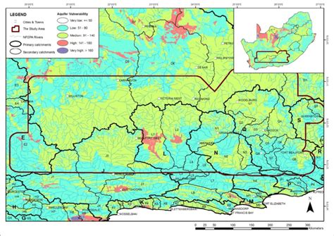 5 Shallow Groundwater Vulnerability Rating From Esterhuyse Et Al Download Scientific