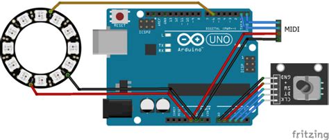 arduinomidire7segmentcontroller part3 bb simple diy electronic music