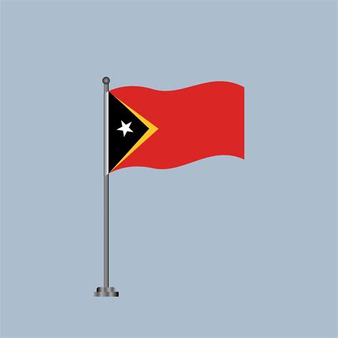 Illustration Of Timor Leste Flag Template 13370371 Vector Art At Vecteezy