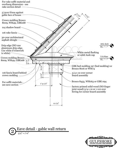 Residential Soffit Eave Detail