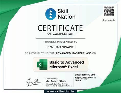 Microsoftexcel Skilldevelopment Professionalgrowth Dataanalysis Pralhad Ninawe