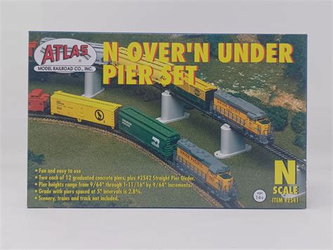 Atlas 2541 25 Piece Pier Set N Scale Kit Midwest Model Railroad