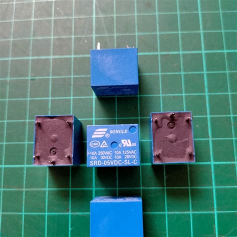Jual Relay DC 5V 5 Pin Kaki 5pin 10A Shopee Indonesia
