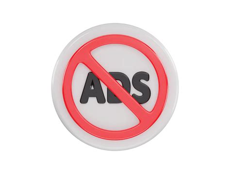 Ad Blocker Icon 3d Rendering Vector Illustration 22922356 Vector Art At