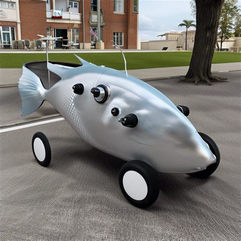 The Bipedal Fish Car Ai Generated Artwork Nightcafe Creator