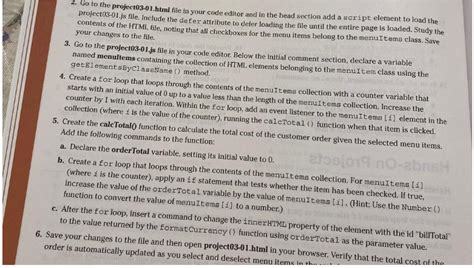 Solved Go To The Project Html File In Your Code Chegg