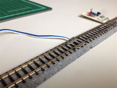 Simple Automated Point To Point Model Railroad Running Two Trains 13