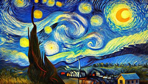The Starry Night Vincent Van Gogh Indonesiaberkabar