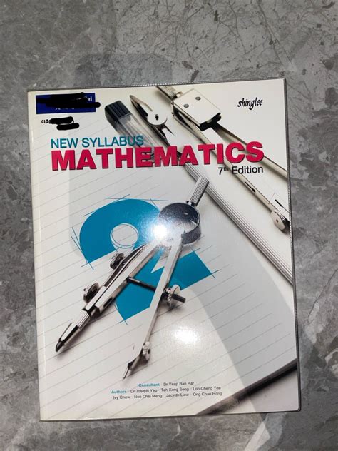 New Syllabus Mathematics 7th Edition Hobbies And Toys Books And Magazines