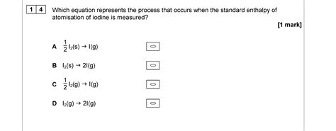 A Level Aqa Chemistry Types Of Bonding And Properties Which Equation Represents The Pr