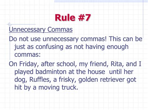 Ppt Mastering Comma Rules Punctuation Guide For Clear Writing Ppt Mastering Comma Rules Punctuation Guide For Clear Writing