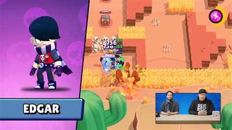 La review de Edgar en Brawl Stars estadísticas gadget y star power