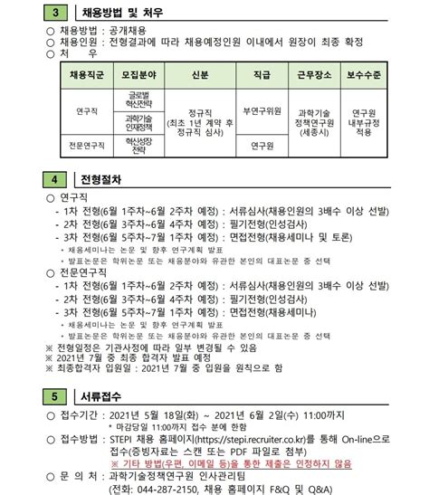 과학기술정책연구원 2021년 7차 연구직 전문연구직 정규직 채용 연구회ㆍ소관 연구기관 채용 정보 소식·소통 Nrc 경제인문사회연구회 Nrc 공식 홈페이지 Nrc