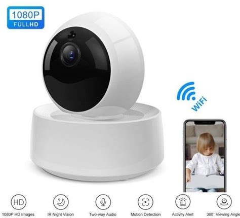 Caméra Connectée Led5vfull Hd 1080p Wi Fi Lumimania