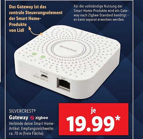 Silvercrest Gateway Zigbee Angebot Bei Lidl 1Prospekte De