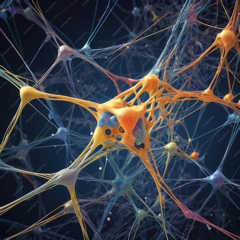 Neural Network Illustration Visual Representation Of Neural Networks Premium Ai Generated Image