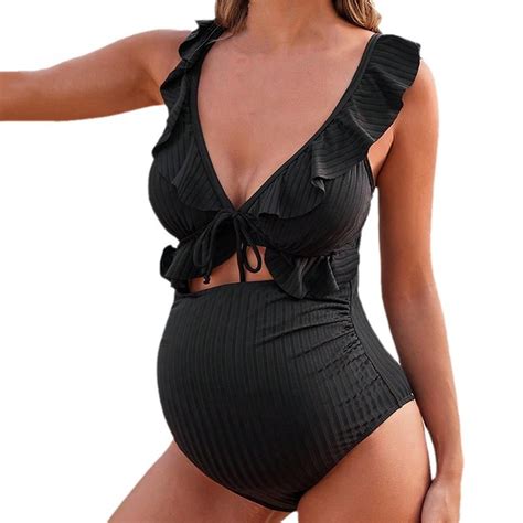 Bovxnpu Maternity Clothes For Women Womens Maternity Bathing Suits