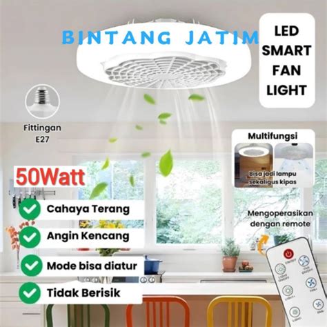 Jual Lampu Led Kipas Angin Ac E Wat Lampu Led Plafon Kipas Angin Dinding Remote In
