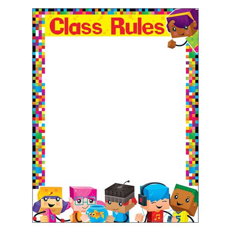 Class Rules Blockstars® Learning Chart The Teachers Store