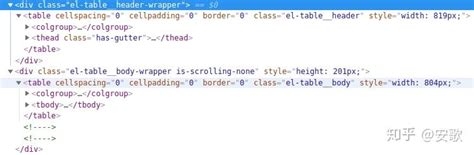 再谈table组件：固定表头和表列 知乎