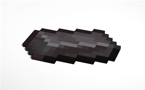 3d Design Netherite Ingot Tinkercad