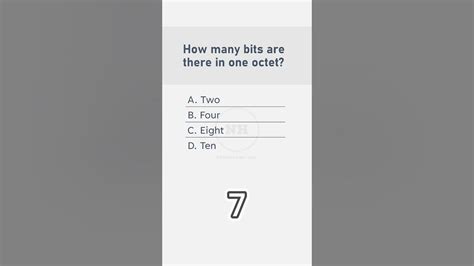 Mcq 2 The Anatomy Of Ip Addresses How Many Bits In An Octet Youtube