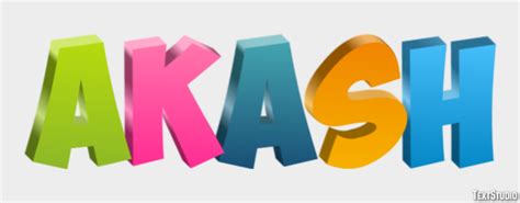 Akash Multi Color For The New Year Text Effect Generator
