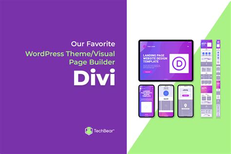 our favorite wordpress theme visual page builder divi techbear