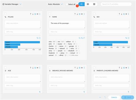 Adding Variable Descriptions Documentation