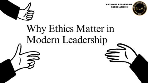 Why Ethics Matter In Modern Leadership