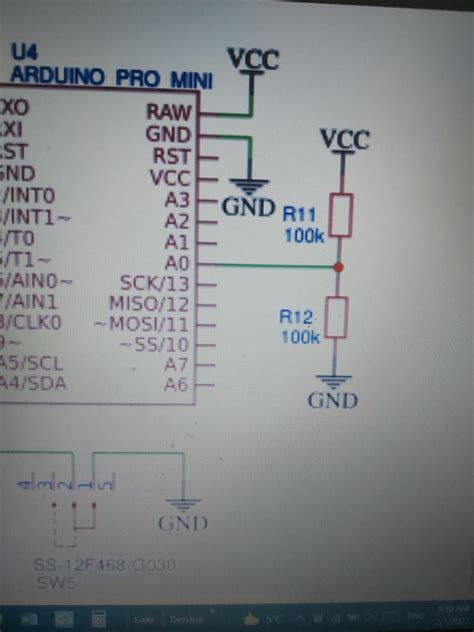 Hi Why Do We Have Voltage Divider On The A0 Of Arduino Pro Mini
