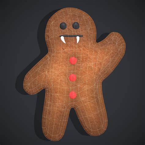 Evil Gingerbread Man 3d Model By Get Dead Entertainment