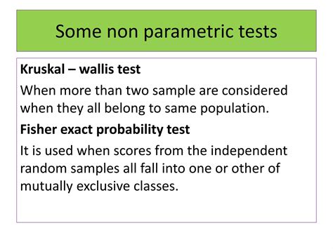 Non Parametric Test Pptx