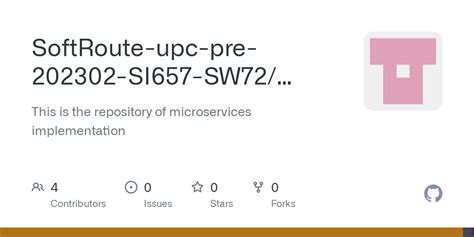 Github Softroute Upc Pre 202302 Si657 Sw72microservices Implementation This Is The