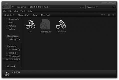Custom Icon For Subfolder In A Portable Usb Storage Device Solved Windows 7 Forums