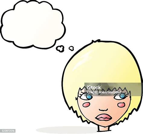 말풍선이 있는 기분이 여자아이 만화 캐릭터 그리기에 대한 스톡 벡터 아트 및 기타 이미지 그리기 낙서 드로잉 말풍선